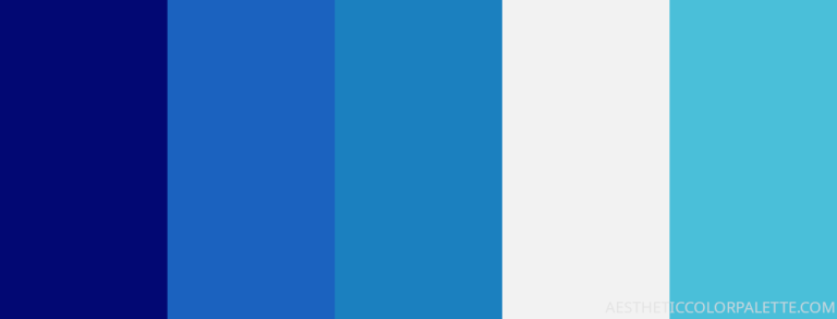 Ink Blue Color Palettes: 21 Must-See Ideas - Aesthetic Color Palette