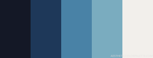 Ink Blue Color Palettes: 21 Must-See Ideas - Aesthetic Color Palette