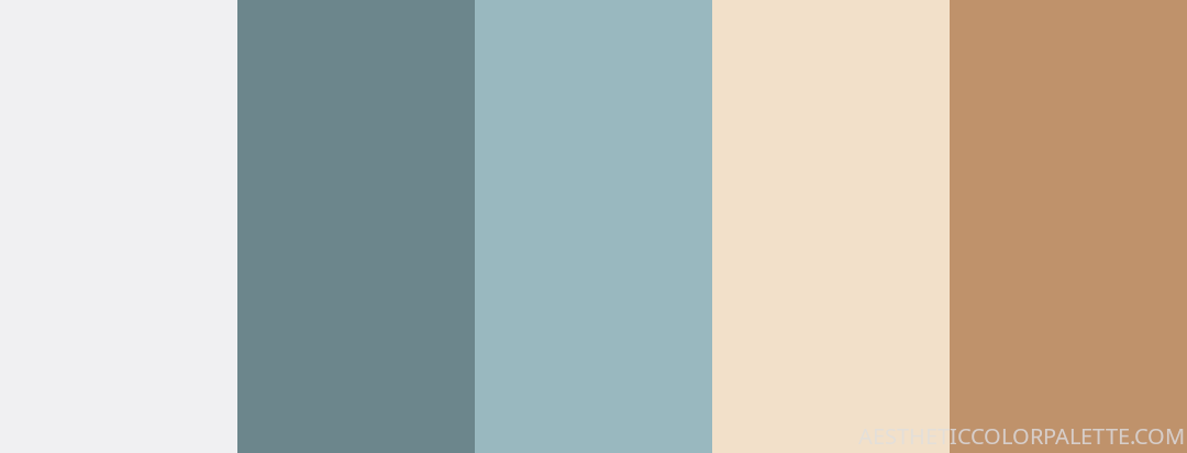 21 Light Blue Color Palettes to Explore - Aesthetic Color Palette