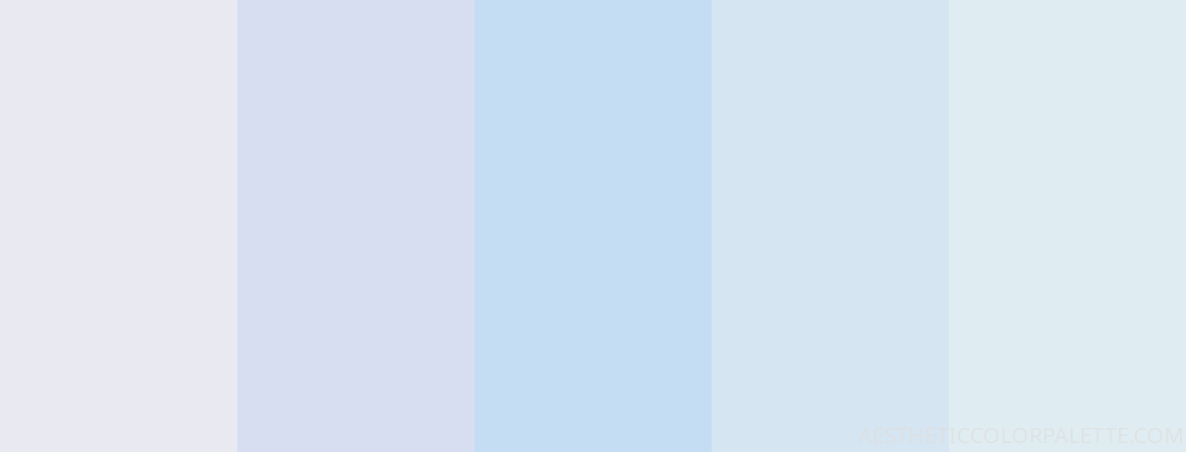 21 Light Blue Color Palettes to Explore - Aesthetic Color Palette