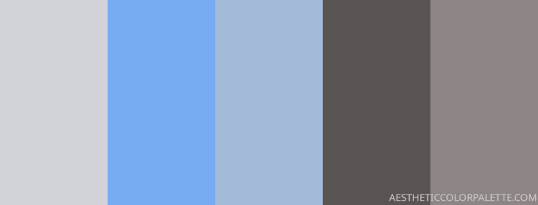 21 Light Blue Color Palettes to Explore - Aesthetic Color Palette