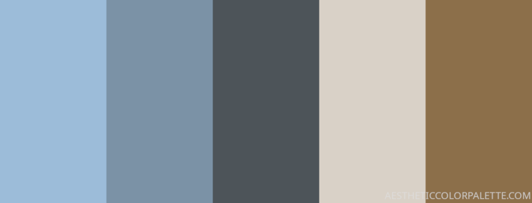 21 Light Blue Color Palettes to Explore - Aesthetic Color Palette