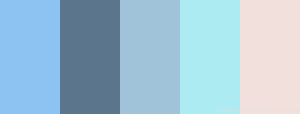 21 Light Blue Color Palettes to Explore - Aesthetic Color Palette