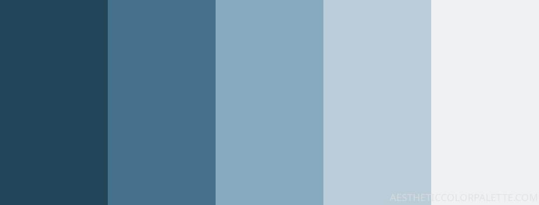 21 Light Blue Color Palettes to Explore - Aesthetic Color Palette
