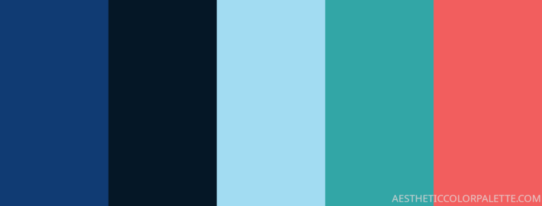 21 Marine Blue Color Palettes to Inspire - Aesthetic Color Palette