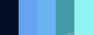 17 Minimal Blue Color Palettes to Explore - Aesthetic Color Palette