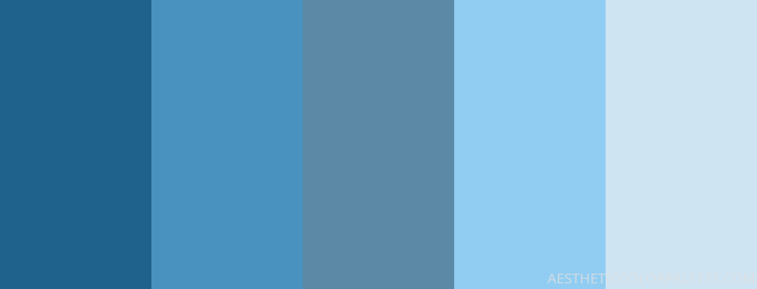 17 Minimal Blue Color Palettes to Explore - Aesthetic Color Palette