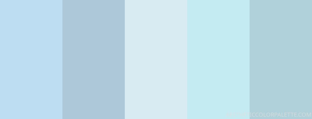 17 Minimal Blue Color Palettes to Explore - Aesthetic Color Palette