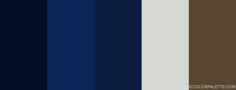 29 Navy Blue Color Palettes for Decor - Aesthetic Color Palette