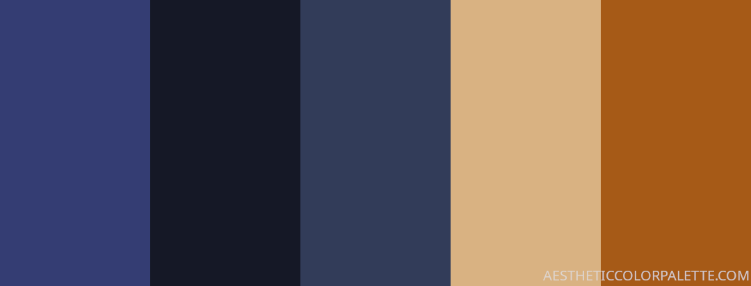 29 Navy Blue Color Palettes for Decor - Aesthetic Color Palette