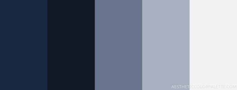 18 oxford Blue Color Palettes - Aesthetic Color Palette