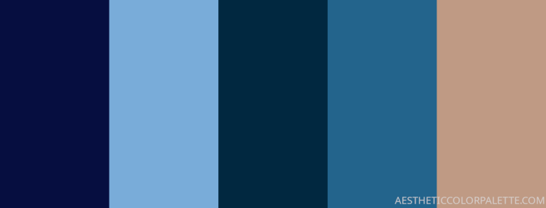 18 oxford Blue Color Palettes - Aesthetic Color Palette
