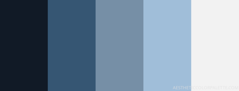 18 oxford Blue Color Palettes - Aesthetic Color Palette