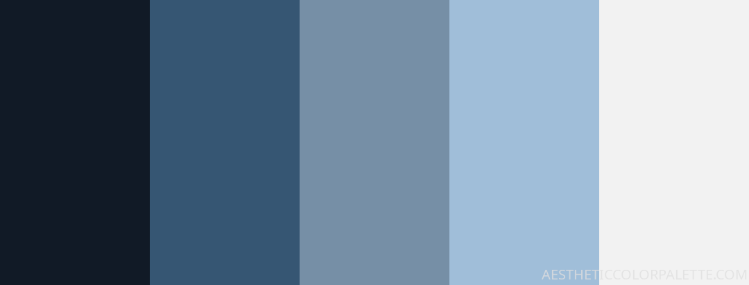 18 oxford Blue Color Palettes - Aesthetic Color Palette