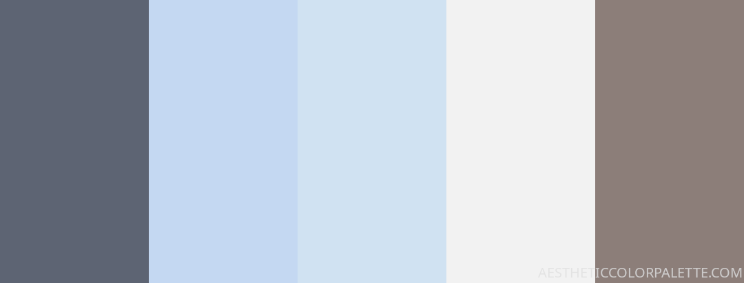 19 Pastel Blue Color Palettes for Decor - Aesthetic Color Palette