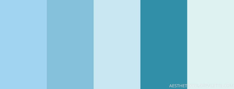 19 Pastel Blue Color Palettes for Decor - Aesthetic Color Palette