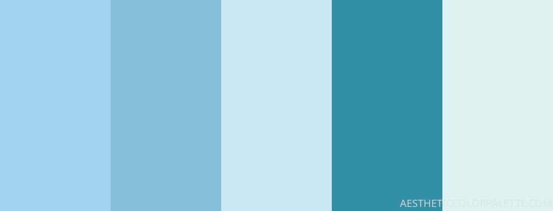 19 Pastel Blue Color Palettes for Decor - Aesthetic Color Palette