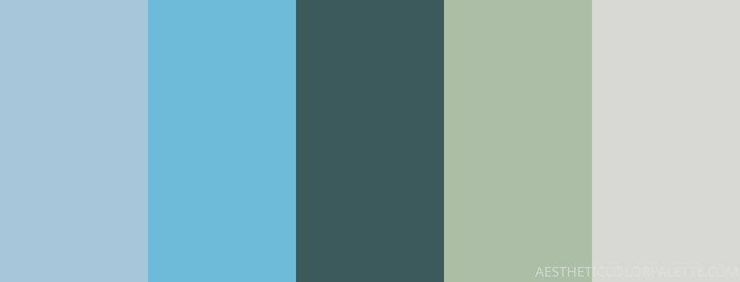 19 Pastel Blue Color Palettes for Decor - Aesthetic Color Palette