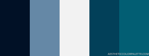 18 Retro Blue Color Palettes for Design - Aesthetic Color Palette