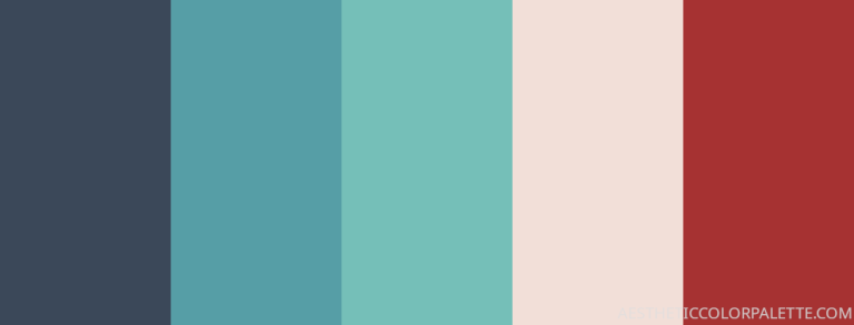 18 Retro Blue Color Palettes for Design - Aesthetic Color Palette