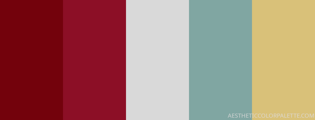 22 Blue & Red Color Palettes - Aesthetic Color Palette