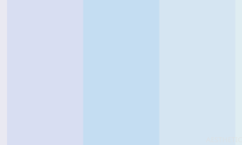 Silvery Blue Colors - Aesthetic Color Palette