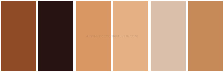 Almond Color Palettes - Aesthetic Color Palette