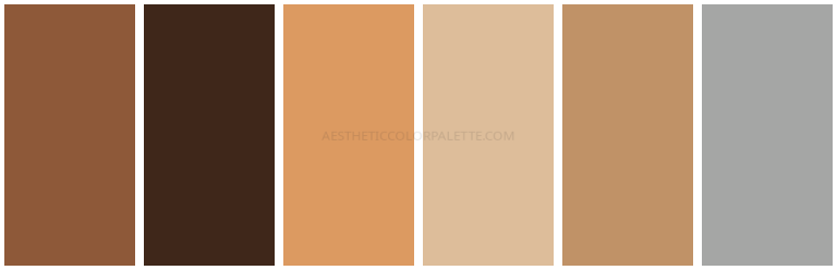 Almond Color Palettes - Aesthetic Color Palette
