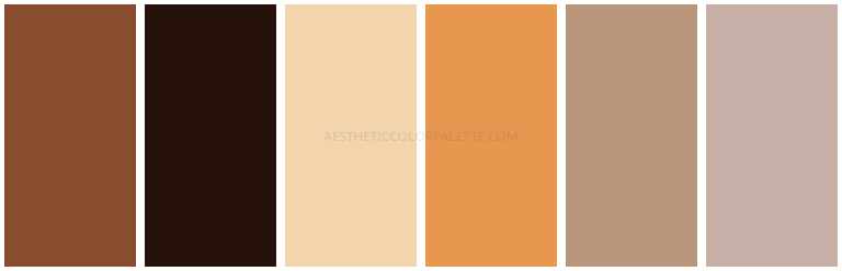 Almond Color Palettes - Aesthetic Color Palette