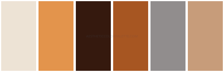 Almond Color Palettes - Aesthetic Color Palette