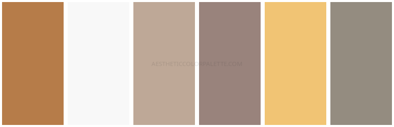 Almond Color Palettes - Aesthetic Color Palette