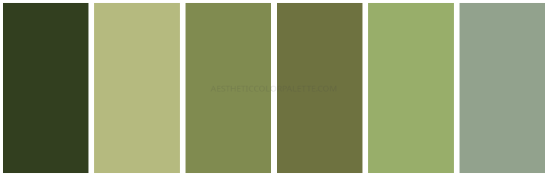 Bamboo Color Palettes - Aesthetic Color Palette