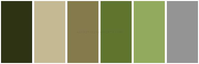Bamboo Color Palettes - Aesthetic Color Palette