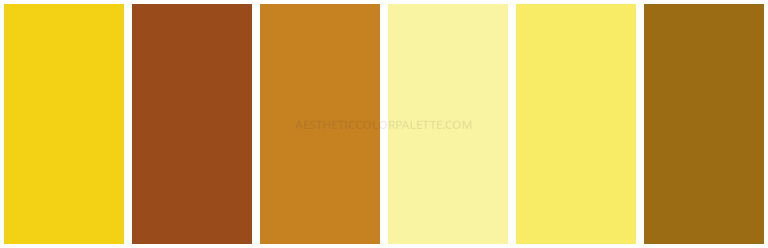 Banana Color Palettes - Aesthetic Color Palette