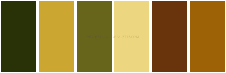 Banana Color Palettes - Aesthetic Color Palette