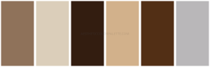 Brown Aesthetic Color Palettes - Aesthetic Color Palette