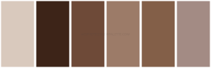 Brown Aesthetic Color Palettes - Aesthetic Color Palette
