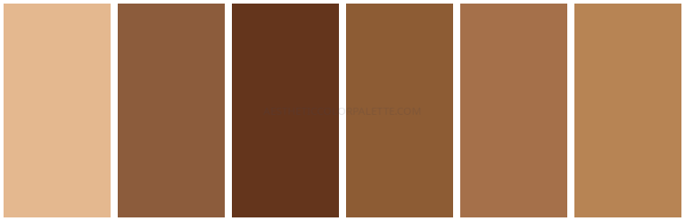 Brown Aesthetic Color Palettes - Aesthetic Color Palette
