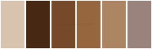 Brown Aesthetic Color Palettes - Aesthetic Color Palette