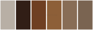 Brown Aesthetic Color Palettes - Aesthetic Color Palette