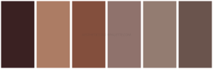 Brown Aesthetic Color Palettes - Aesthetic Color Palette