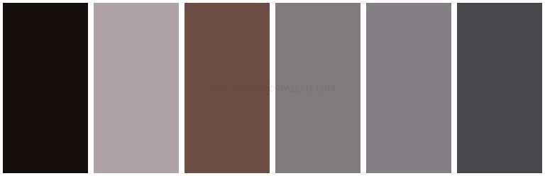 Brown Aesthetic Color Palettes - Aesthetic Color Palette