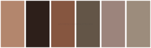 Brown Aesthetic Color Palettes - Aesthetic Color Palette