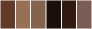Brown Aesthetic Color Palettes - Aesthetic Color Palette