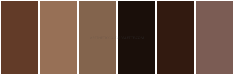 Brown Aesthetic Color Palettes - Aesthetic Color Palette Brown Aesthetic Color Palettes - Aesthetic Color Palette