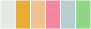 Soft Aesthetic Color Palettes - Aesthetic Color Palette