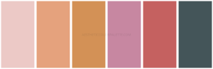 Soft Aesthetic Color Palettes - Aesthetic Color Palette