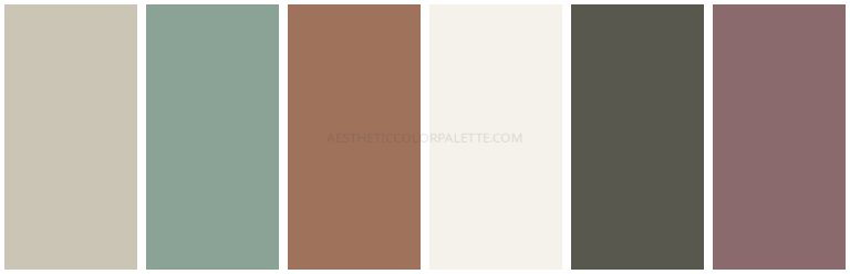 Soft Aesthetic Color Palettes - Aesthetic Color Palette