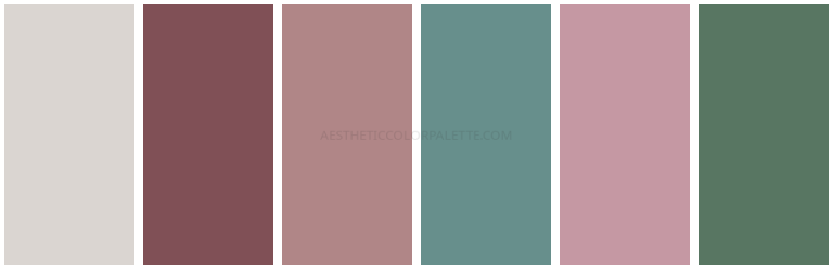 Soft Aesthetic Color Palettes - Aesthetic Color Palette