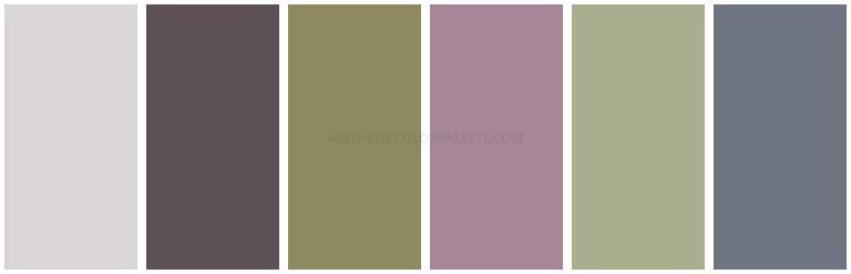 Soft Aesthetic Color Palettes - Aesthetic Color Palette
